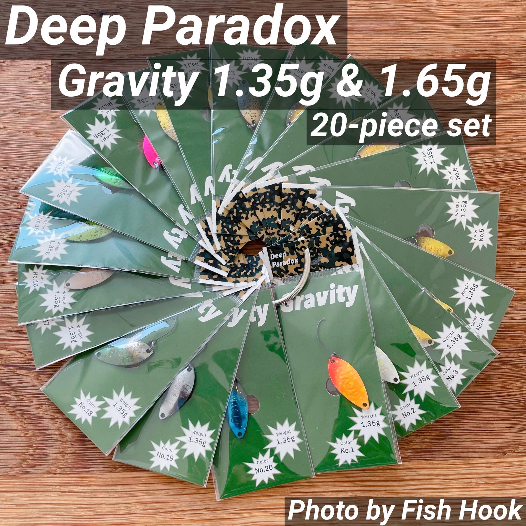 ディープパラドックス グラビティー 1.35g & 1.65g / Deep Paradox Gravity 1.35g & 1.65g_Fish Hook